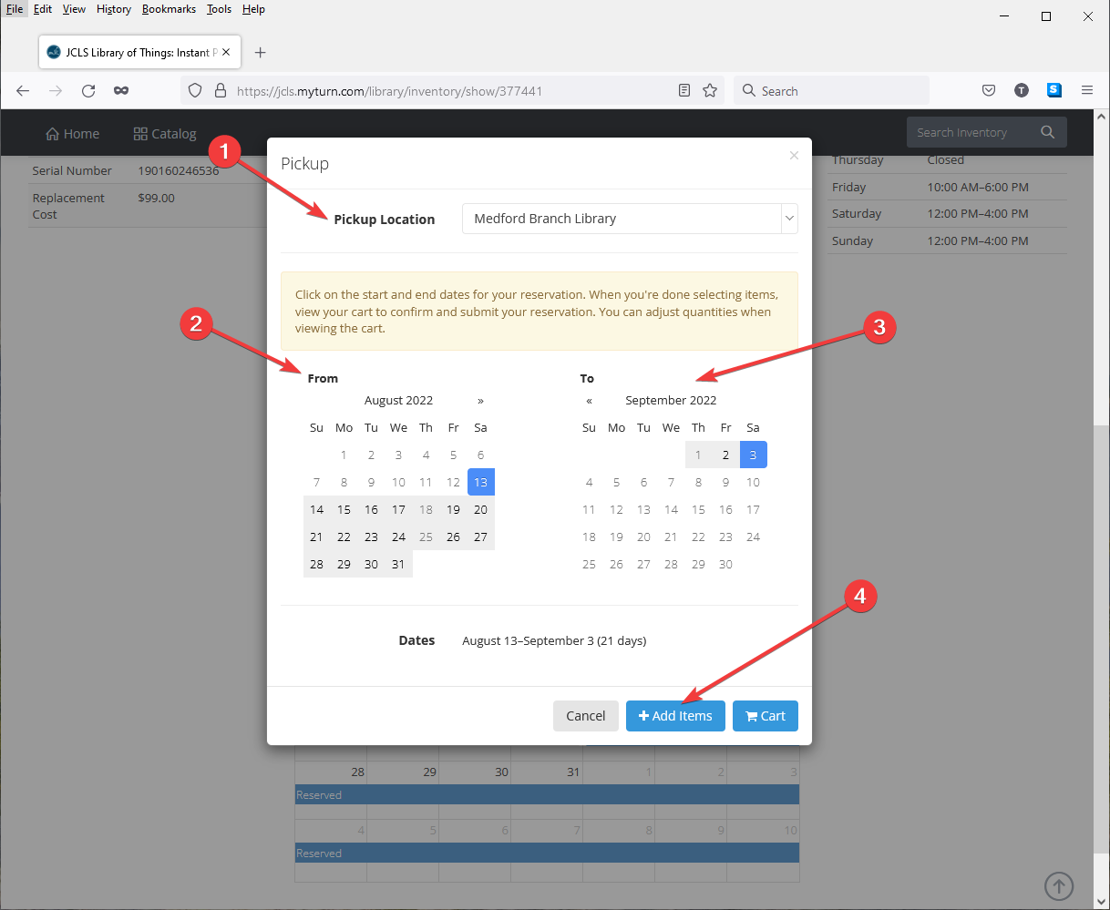 Library of Things and MyTurn - Jackson County Library District